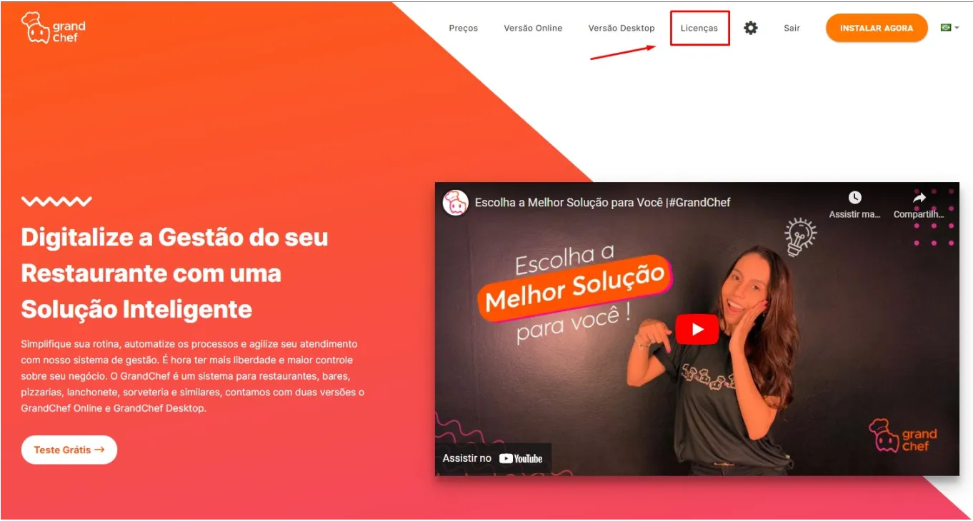 Como baixar e instalar o Grandchef Desktop – grandchef